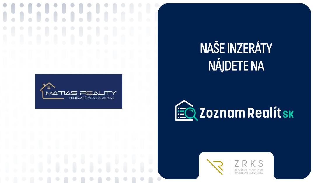 Real Estate broker MATIAS reality Zvolen s. r. o. agent in Zvolen ...