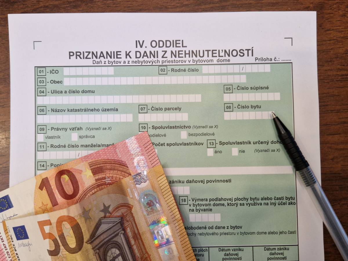 Daň z nehnuteľnosti 2025 – podanie daňového priznania | Zoznam realít